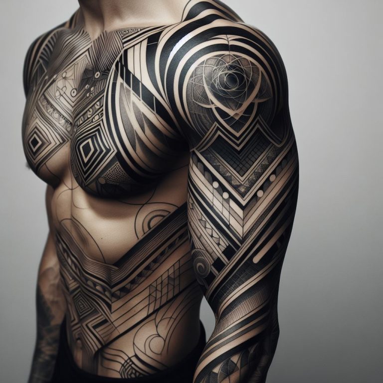 30 Striking Sleeve Tattoo Ideas for Men: Meanings & Inspirations 🌿🐉🌌