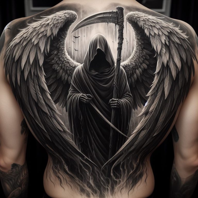 30 Angel Tattoo Ideas with Deep Meanings: From Guardian Angels to ...