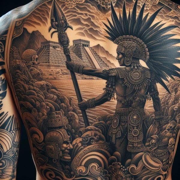 30 Stunning Aztec Tattoo Ideas with Deep Meanings: Unveil Your Warrior ...