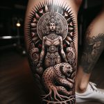 30 Stunning Aztec Tattoo Ideas with Deep Meanings: Unveil Your Warrior ...