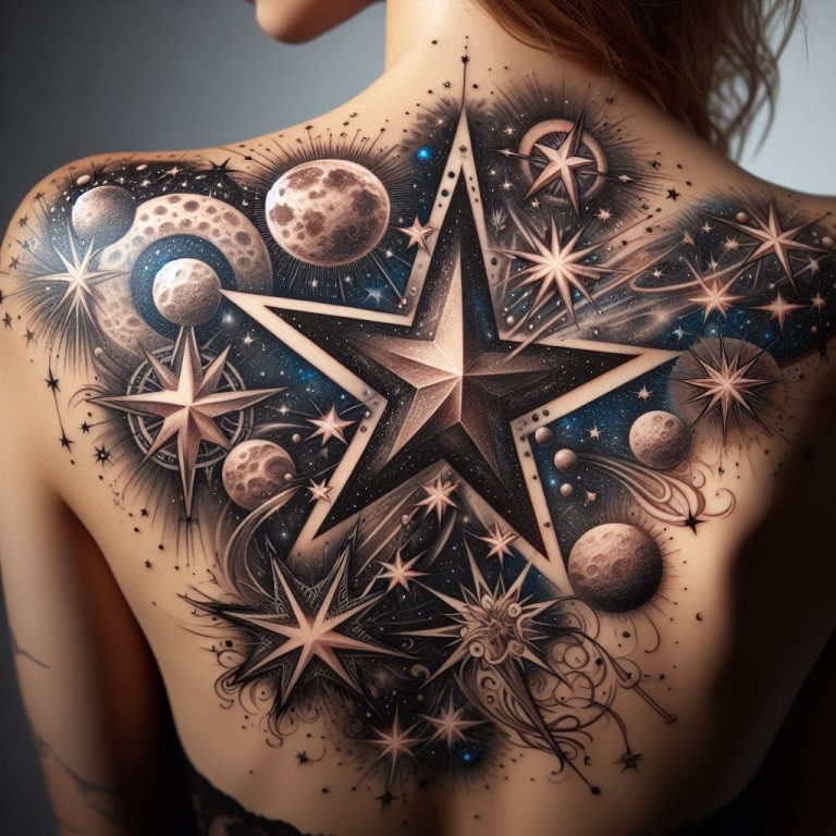 30 Star Tattoo Ideas to Illuminate Your Path: Meanings & Symbolism ...