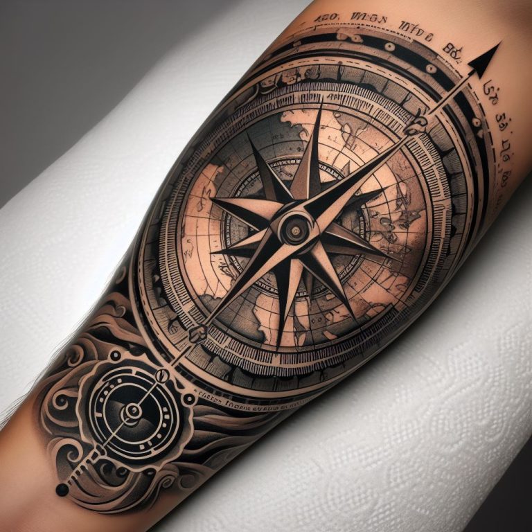 30 Unique Compass Tattoo Ideas: Meanings & Symbolisms Unveiled 🧭