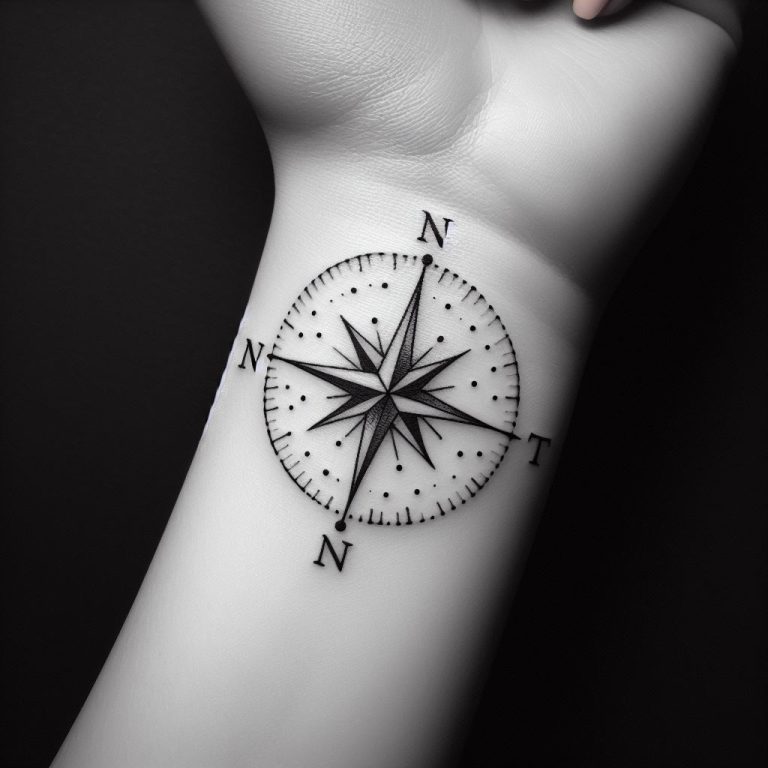 30 Unique Compass Tattoo Ideas: Meanings & Symbolisms Unveiled 🧭