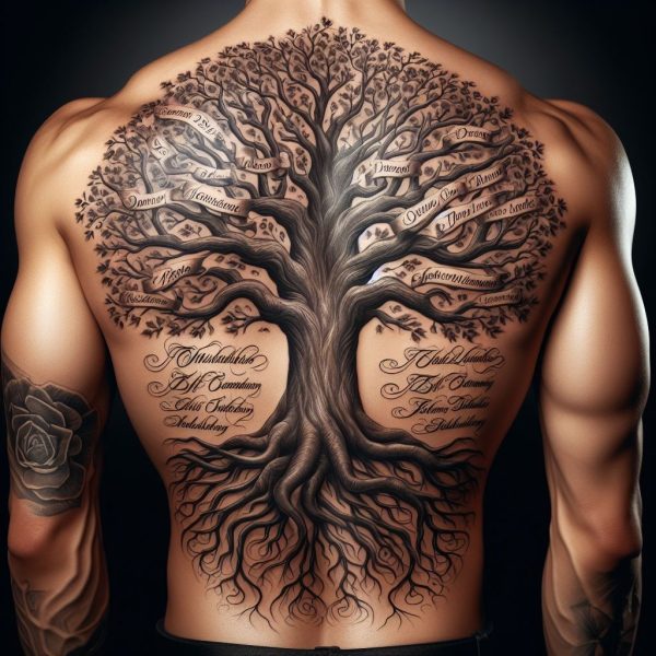 30 Meaningful Family Tree Tattoo Ideas: Symbolisms Unveiled 🌳