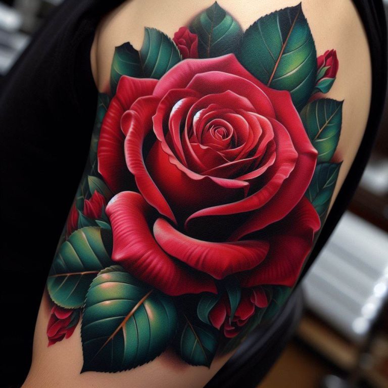 🌹 30 Stunning Rose Tattoo Ideas and Their Deep Meanings 🌿 | Explore ...