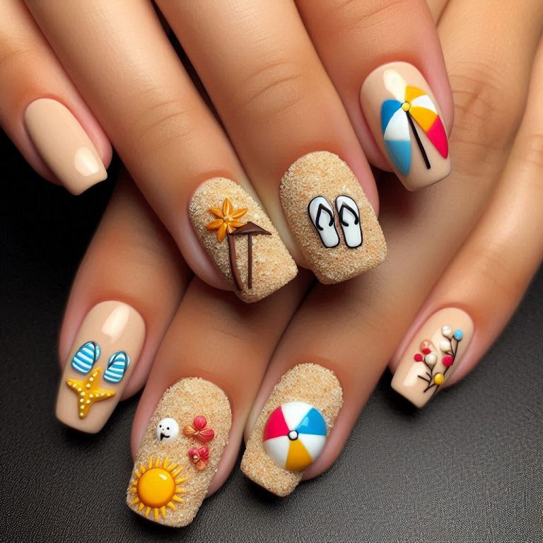 🌊 17+ Beach Nail Ideas That Are Totally Insta-Worthy 📸