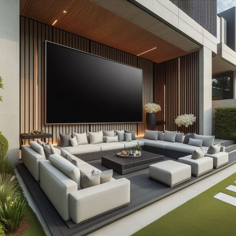 17+ Outdoor TV Ideas to Transform Your Backyard into an Entertainment ...