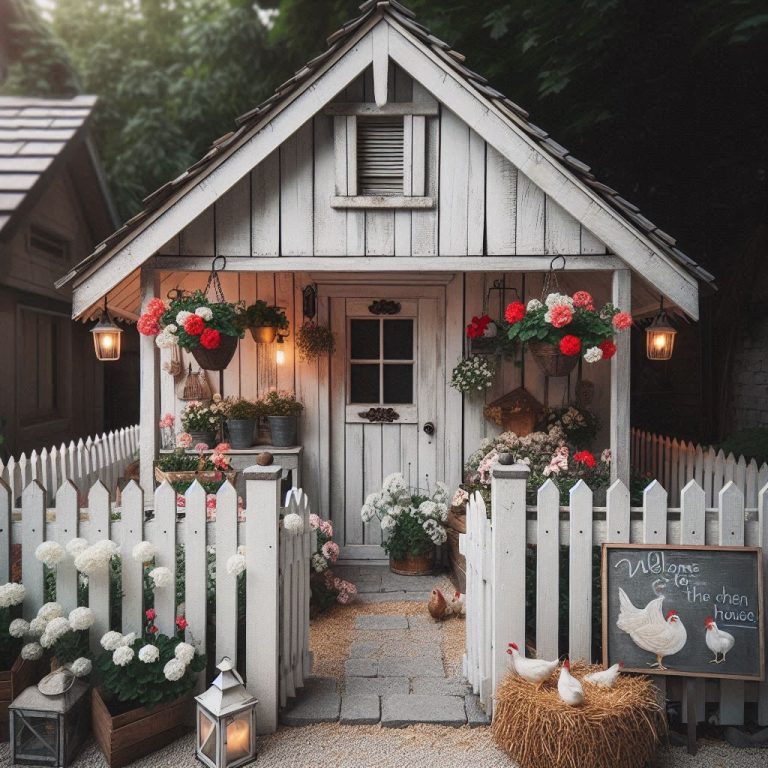 17+ Must-Try Chicken Coop Decorating Ideas for a Cozy Coop Makeover 🌼🏡