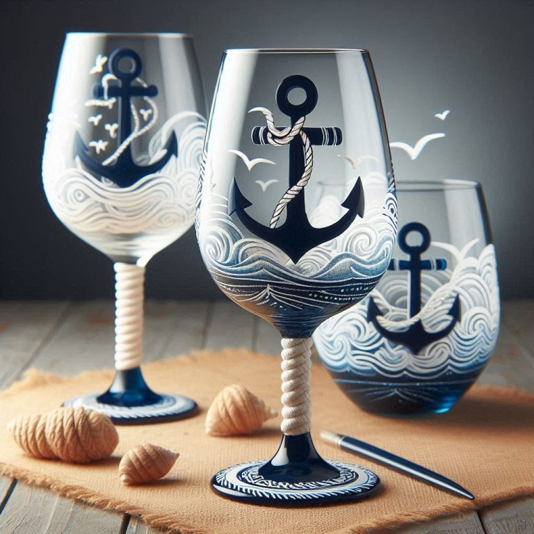 17+ Classy Wine Glass Decorating Ideas for a Personalized Touch 🖌️