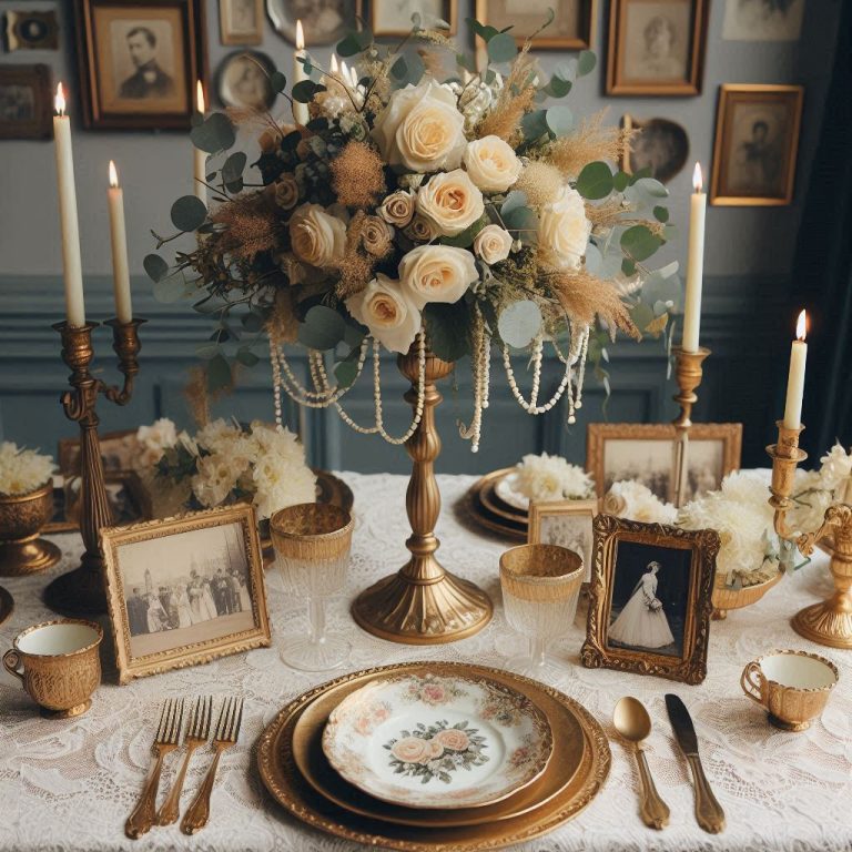 17+ Elegant 50th Wedding Anniversary Table Decoration Ideas 🌟