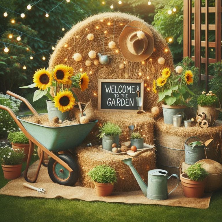 17+ Must-Try Round Hay Bale Decorating Ideas for Fall, Holidays & More! 🍁