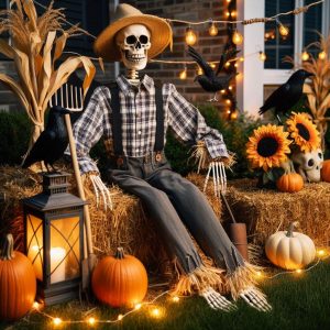 17+ Creative Outdoor Skeleton Decoration Ideas to Spook Up Your Yard 🎃