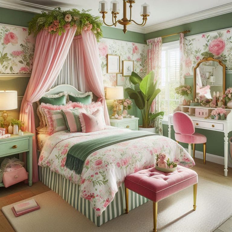 17+ Preppy Room Decor Ideas for a Classic and Cozy Vibe 🏡