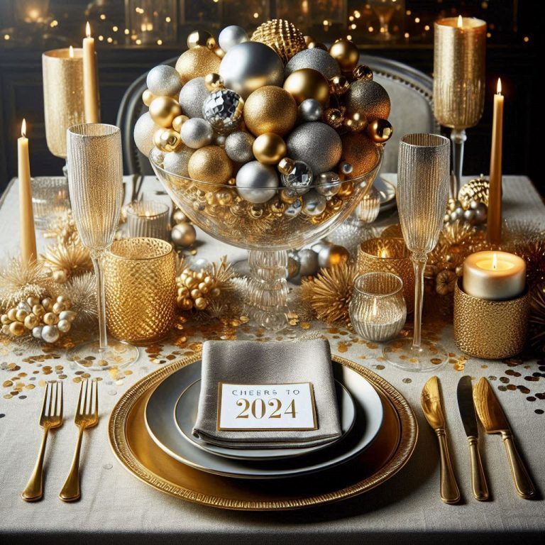 17+ Creative New Year Table Decoration Ideas You’ll Want to Try 🎇