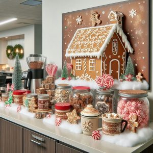 17+ Sweet Gingerbread House Office Decorating Ideas to Try This Holiday 🎅