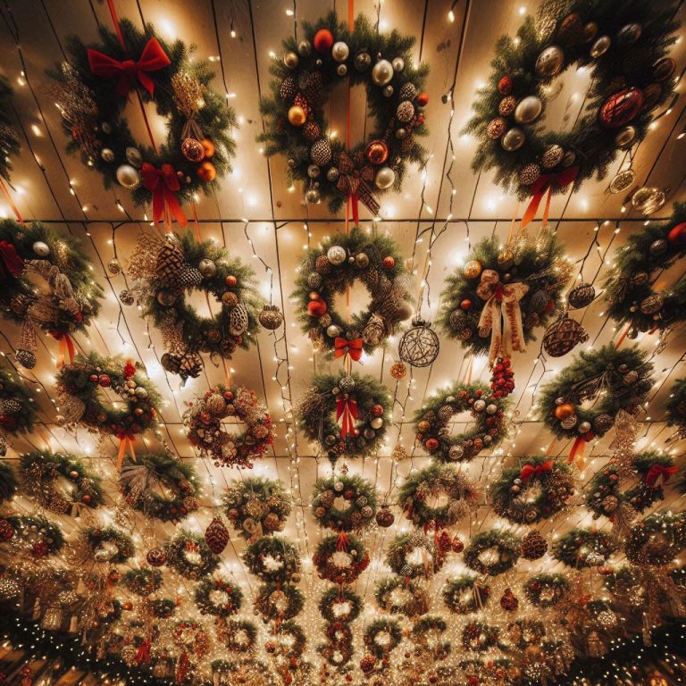 17+ Gorgeous Christmas Ceiling Decorations Ideas That Will Wow Your Guests