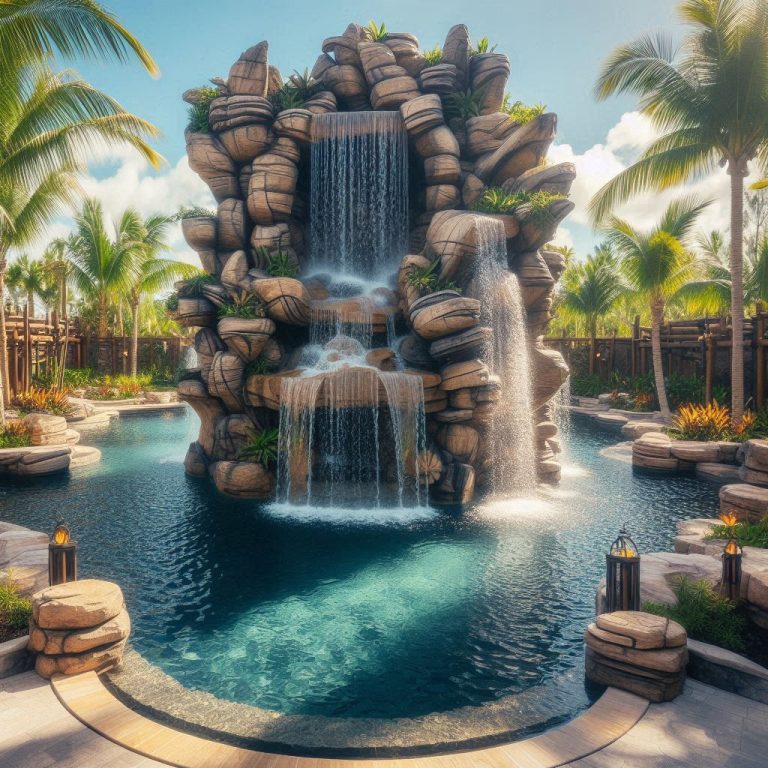 17+ Stunning Pool Fountain Ideas to Transform Your Backyard Oasis 🌊